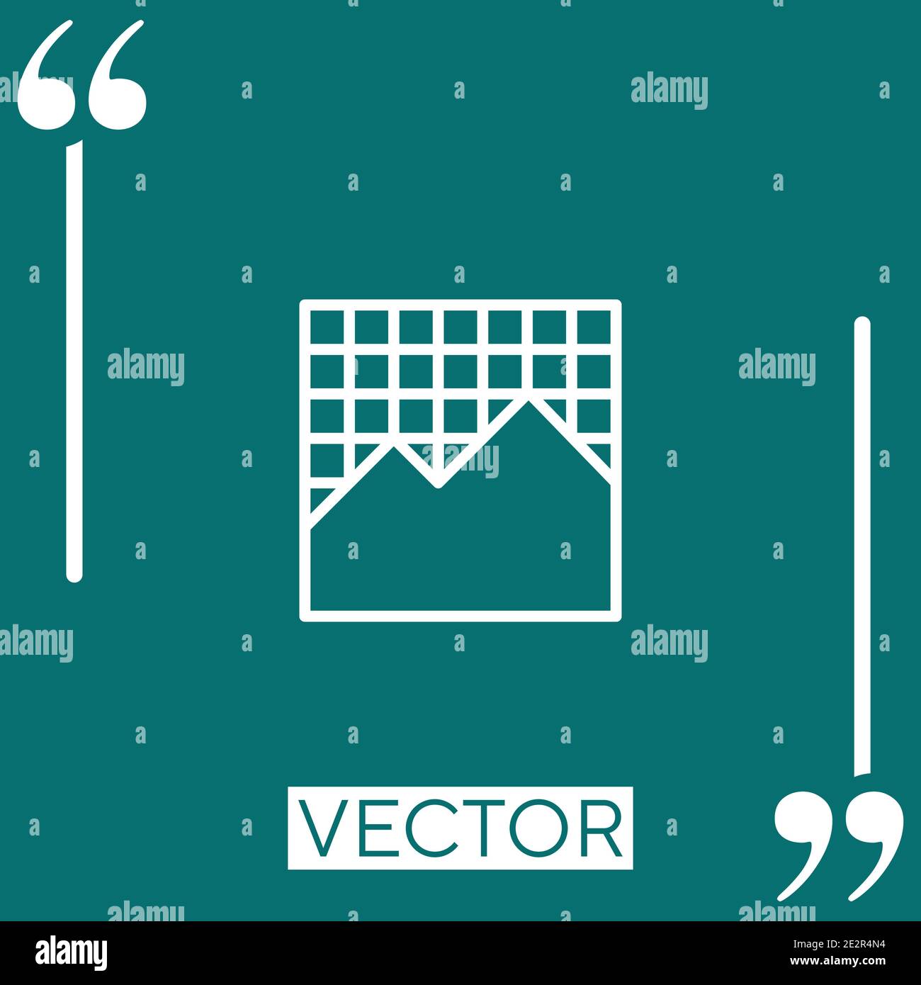 result vector icon Linear icon. Editable stroke line Stock Vector Image ...