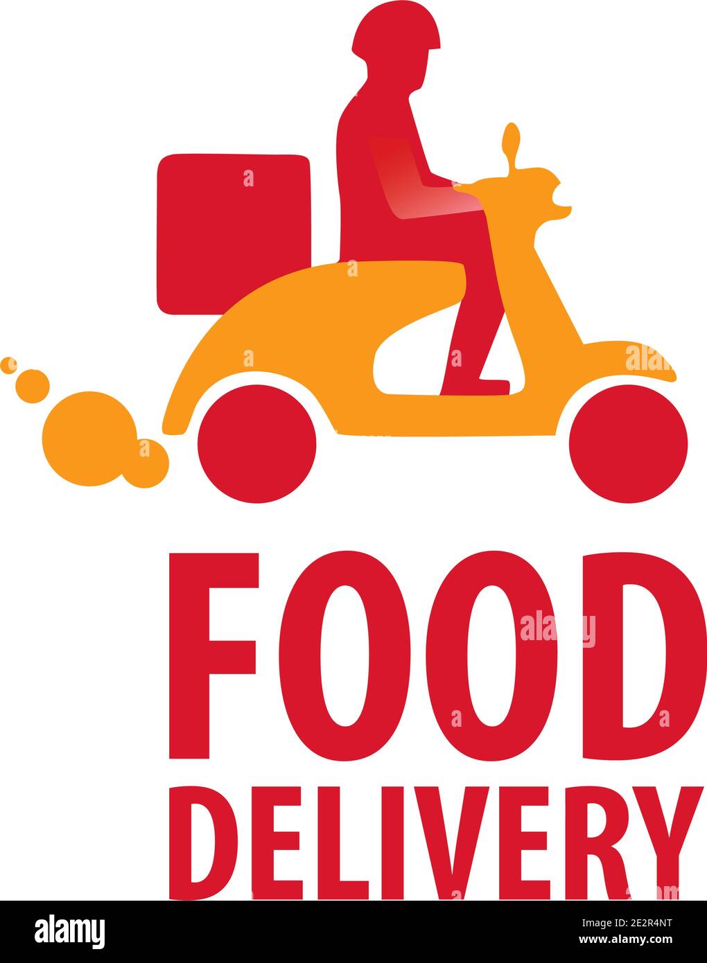Vector logo of food delivery Stock Vector Image & Art - Alamy