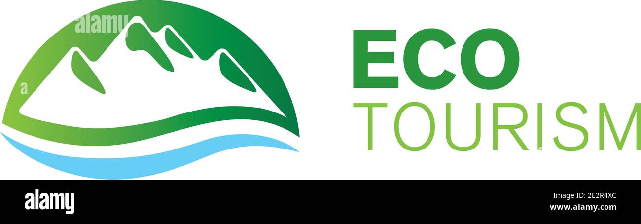 Vector logo of eco-travel, tourism Stock Vector Image & Art - Alamy