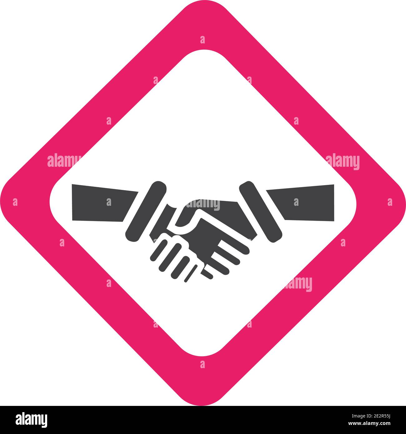 Hand Shake logo template Stock Vector Image & Art - Alamy