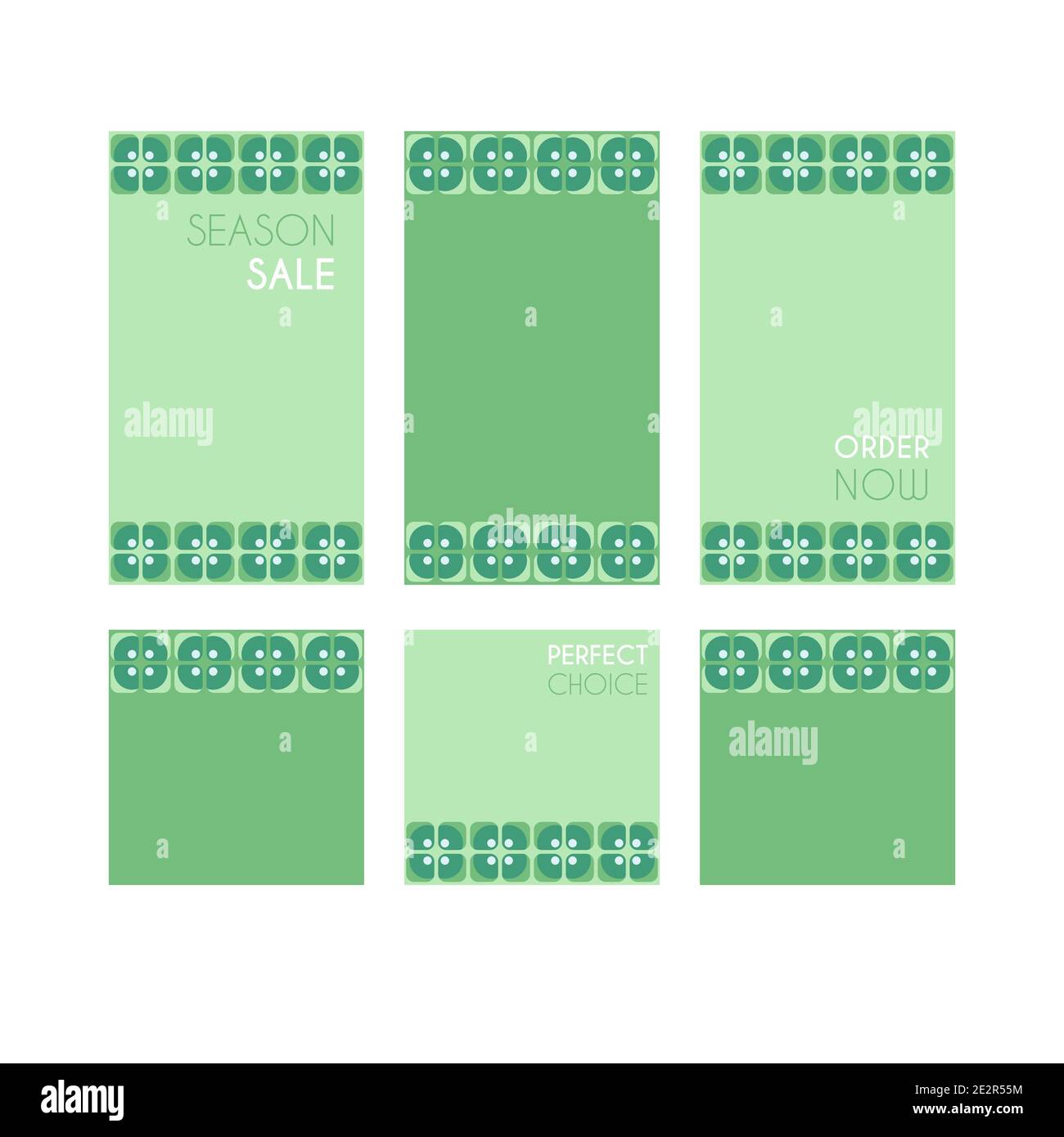 Modern decorative vector frames. Editable design templates for web ...