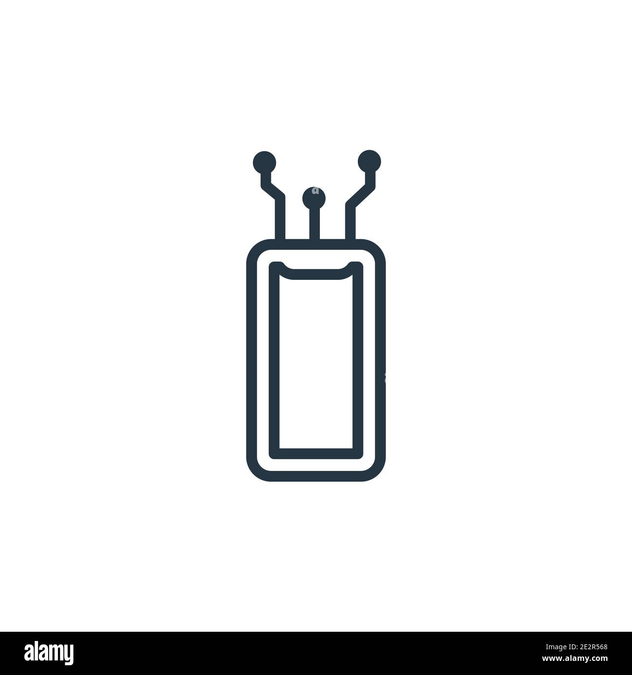 Transaction outline vector icon. Thin line black transaction icon, flat ...