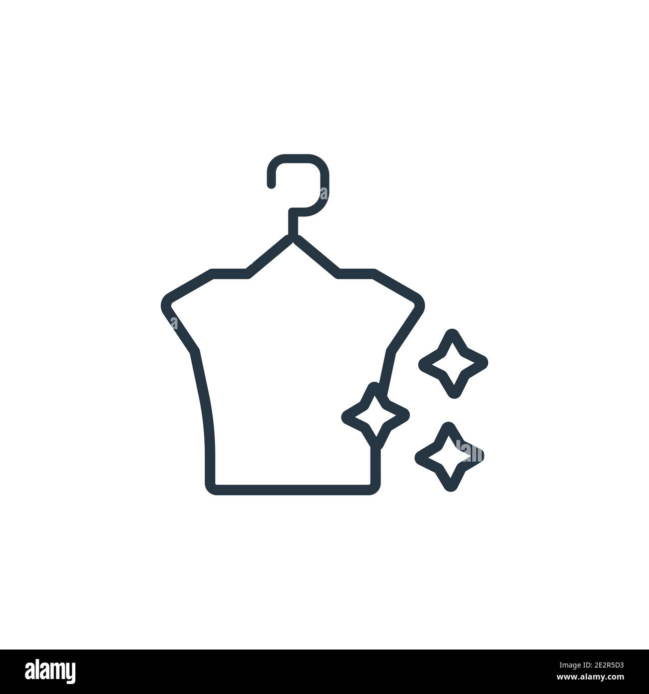 Clothes cleaning outline vector icon. Thin line black clothes cleaning ...
