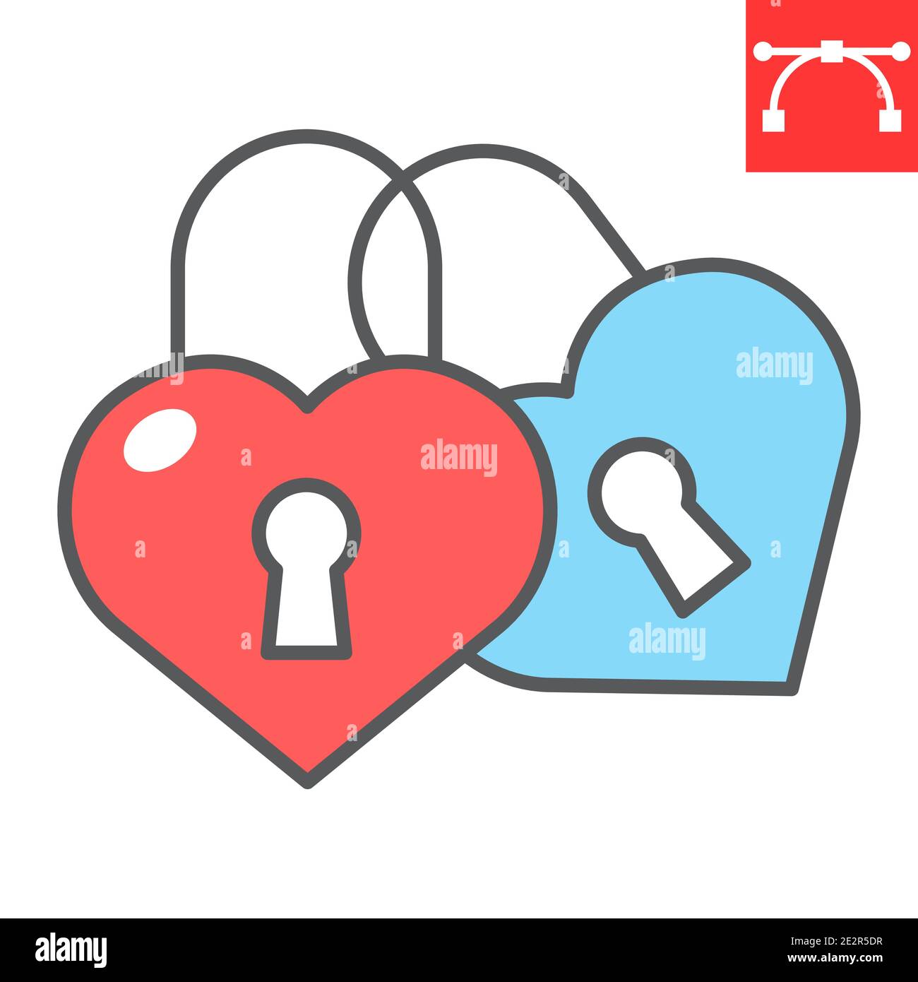 Locks paris Stock Vector Images - Alamy