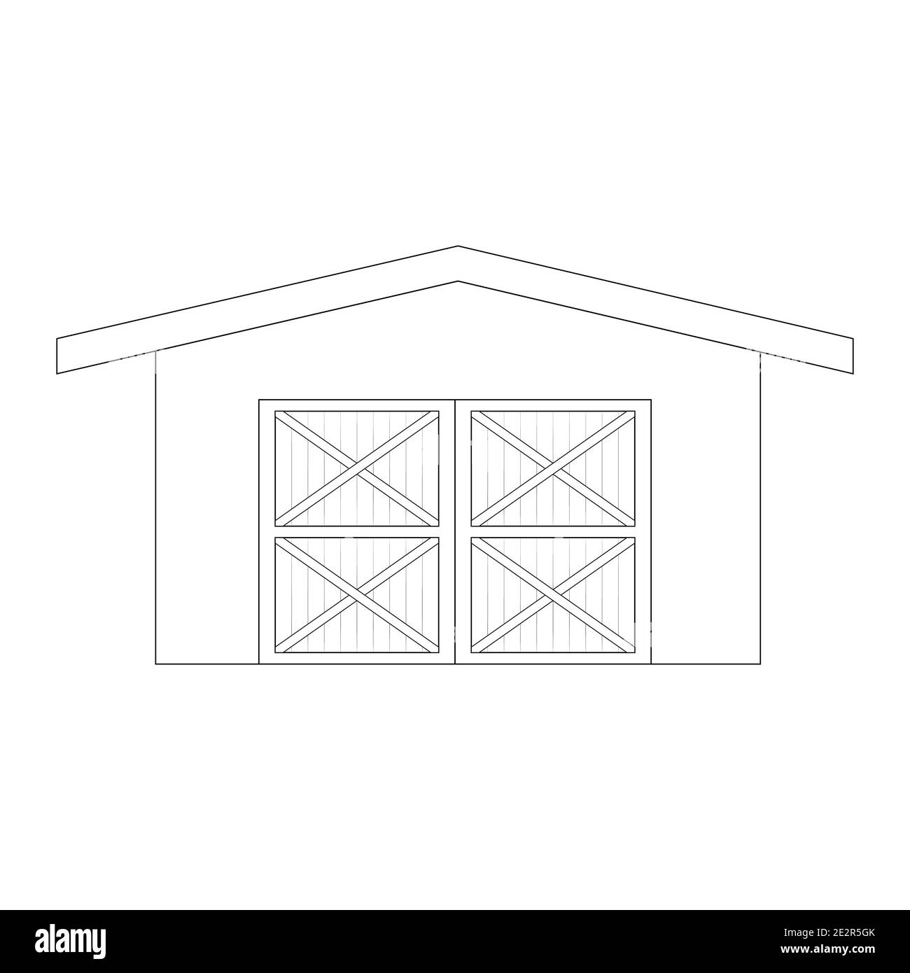 Farmer barn house Black and White Stock Photos & Images - Alamy