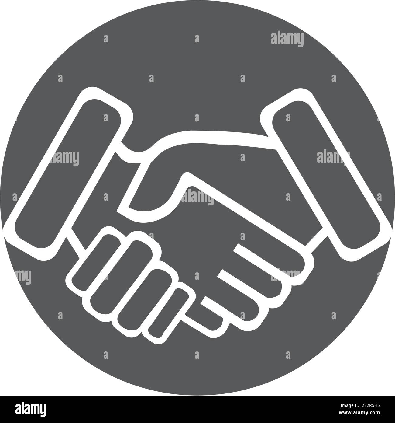 Hand Shake logo template Stock Vector Image & Art - Alamy