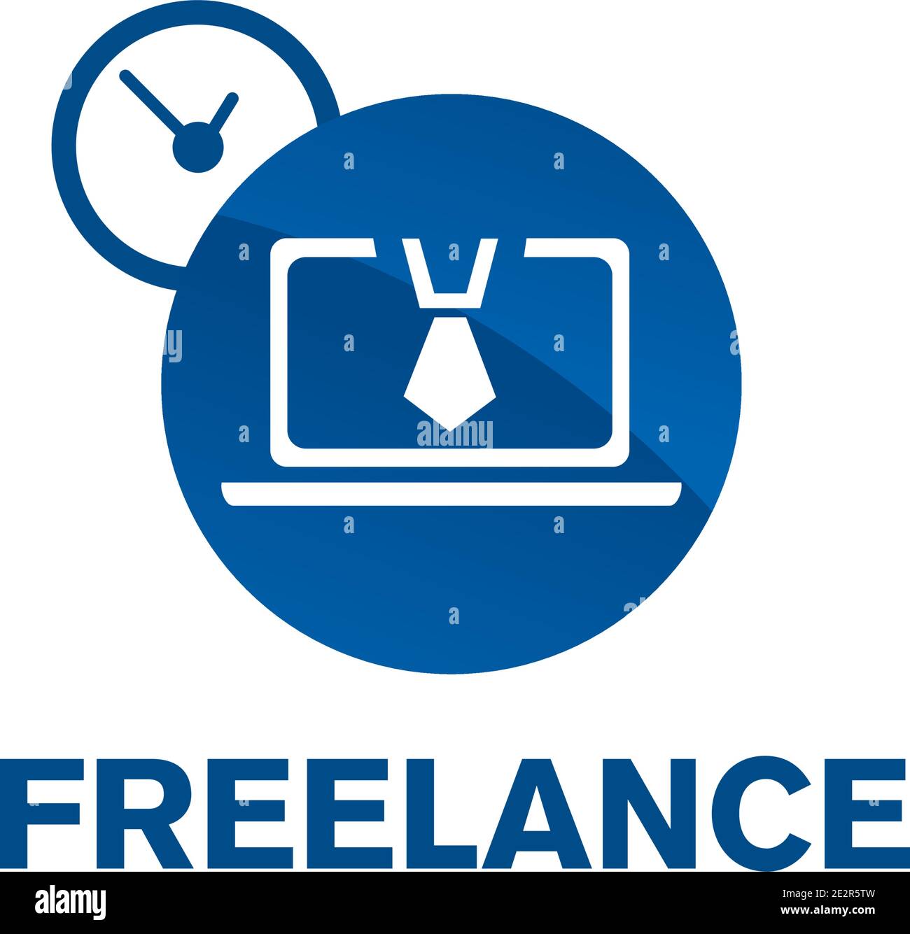 Vector logo for freelancing and remote work Stock Vector Image & Art ...