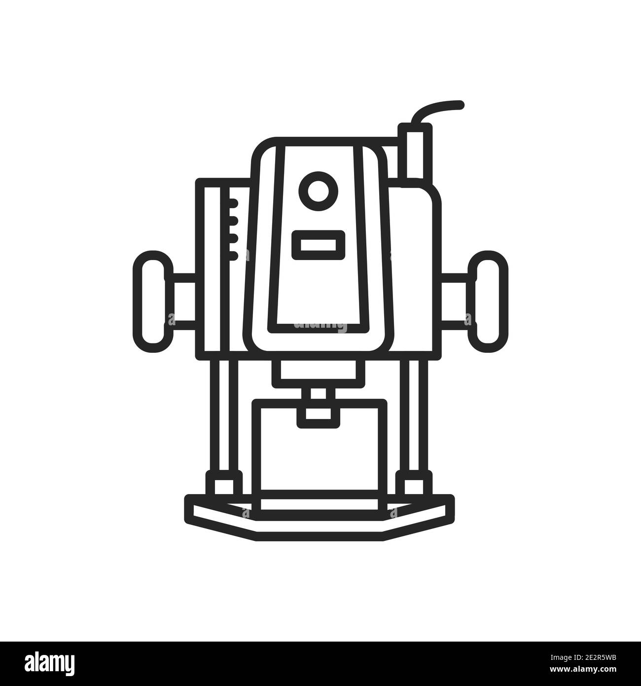 Electric router color line icon. Pictogram for web page, mobile app ...