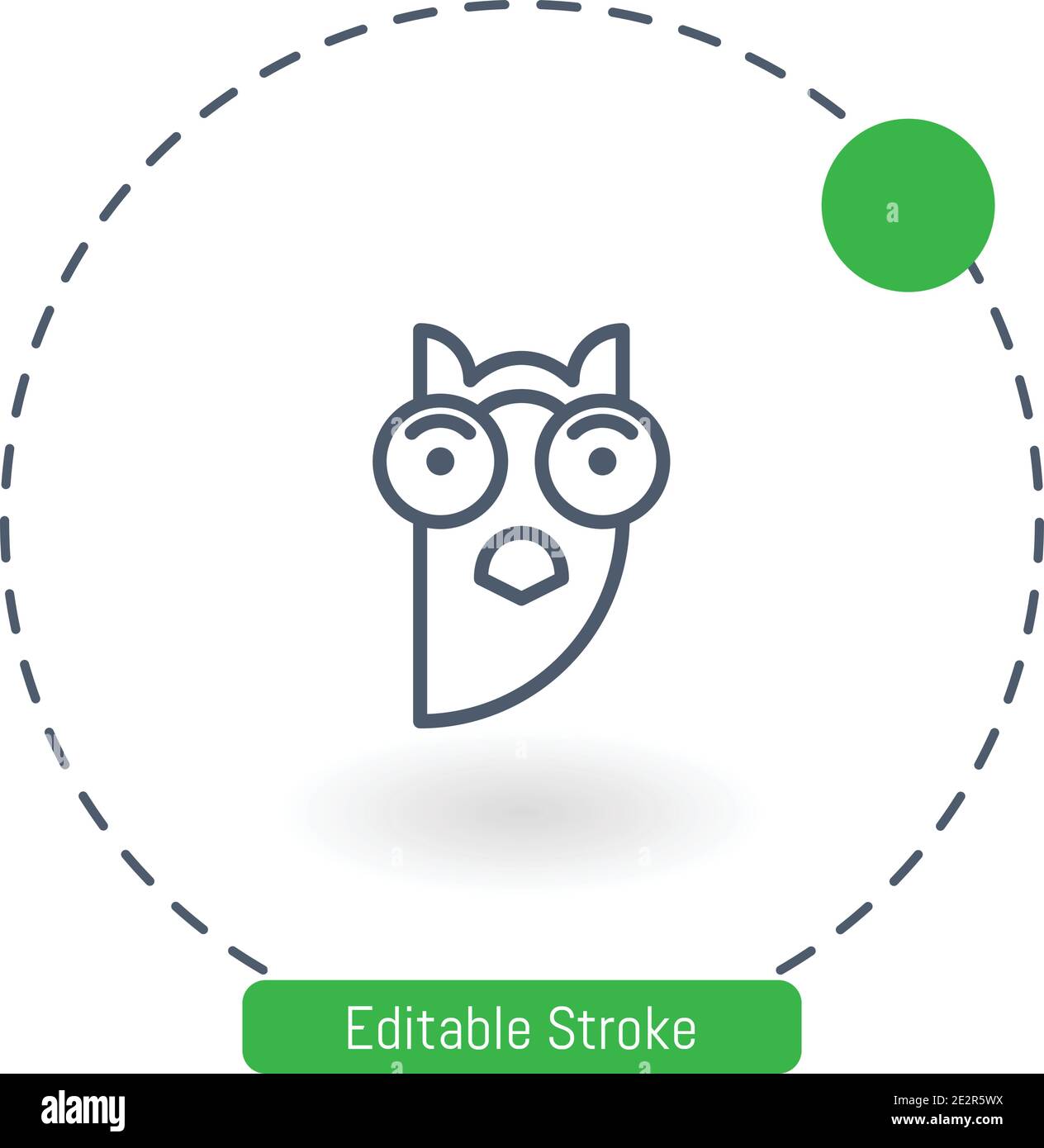 Set cartoon eyes editable vector hi-res stock photography and images ...