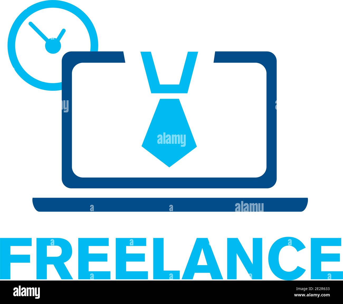 Vector logo for freelancing and remote work Stock Vector Image & Art ...