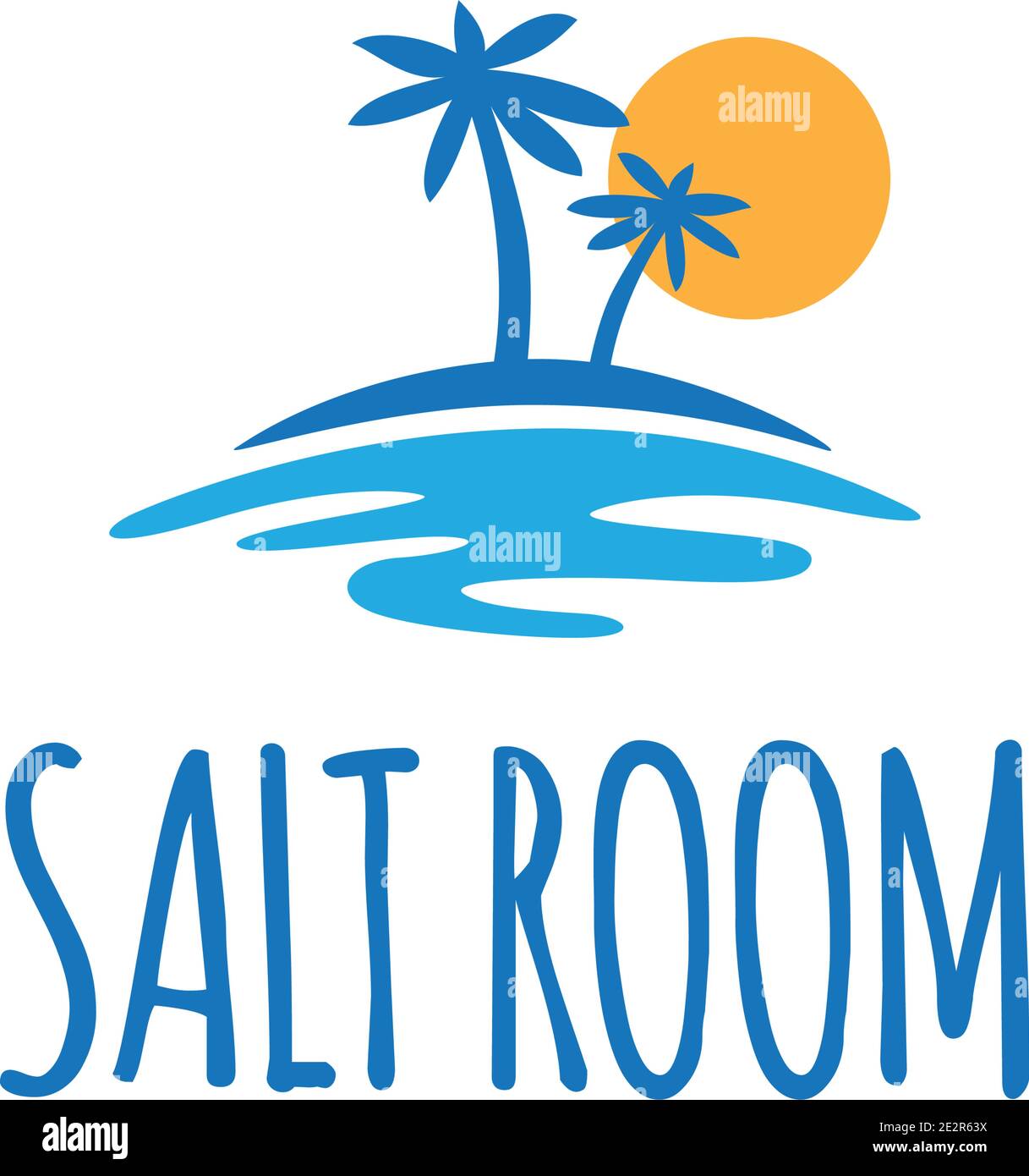 vector logo of the salt room, recreation room Stock Vector Image & Art ...
