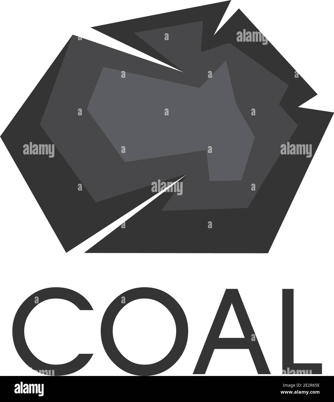 Vector logo of coal mining and sale Stock Vector Image & Art - Alamy