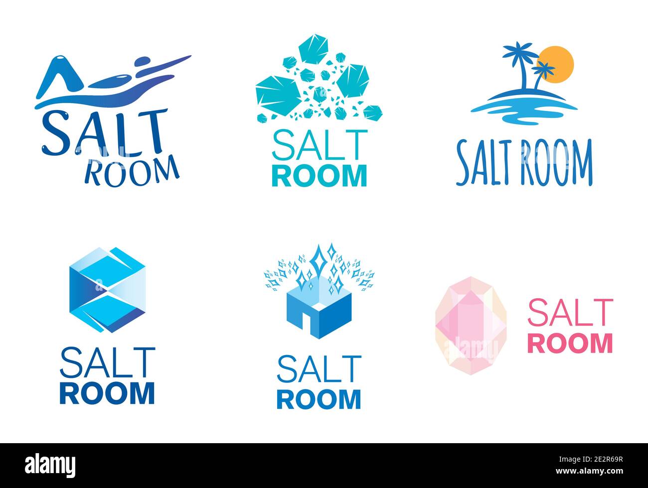 vector logo of the salt room, recreation room Stock Vector Image & Art ...