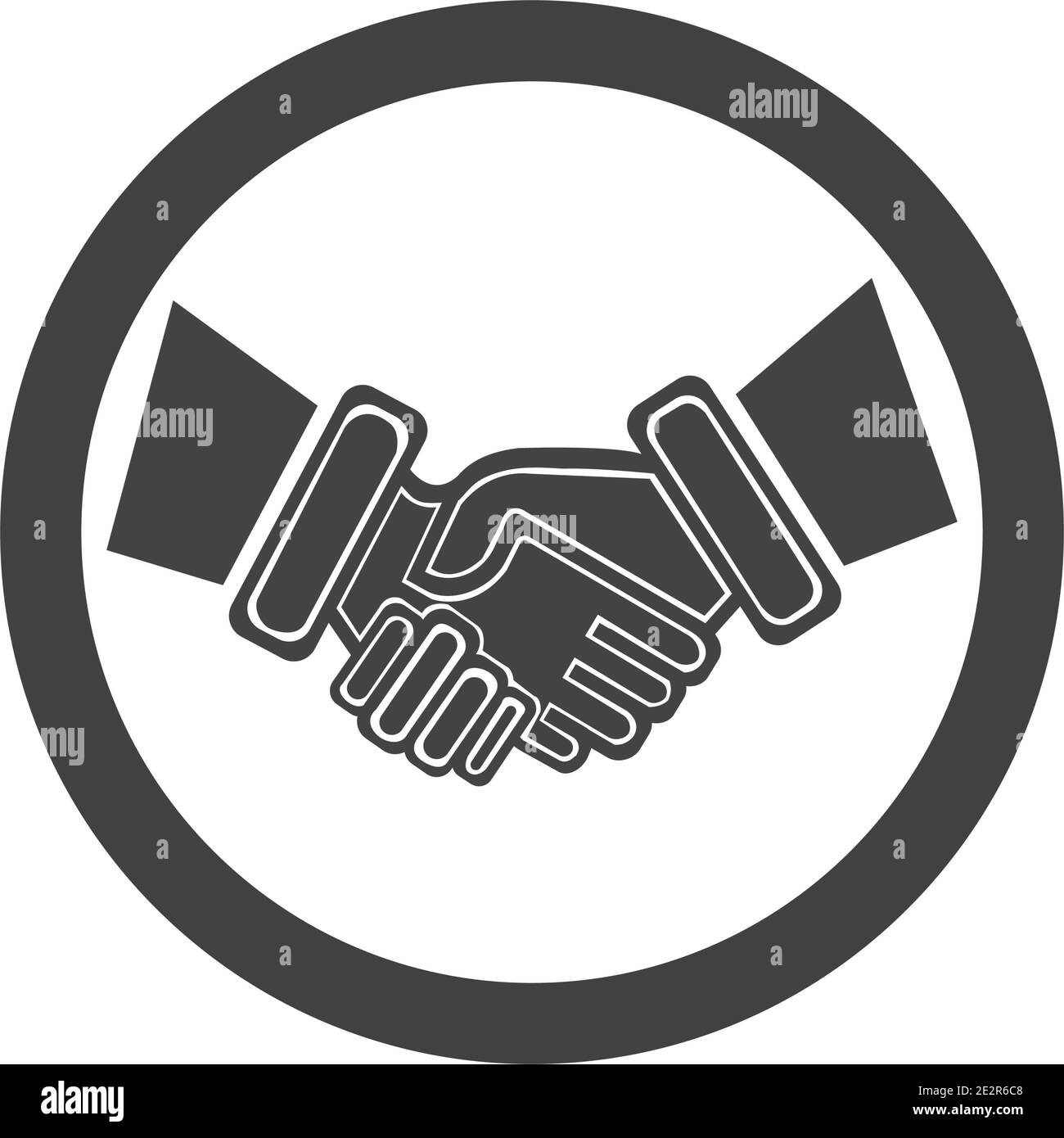Hand Shake logo template Stock Vector Image & Art - Alamy