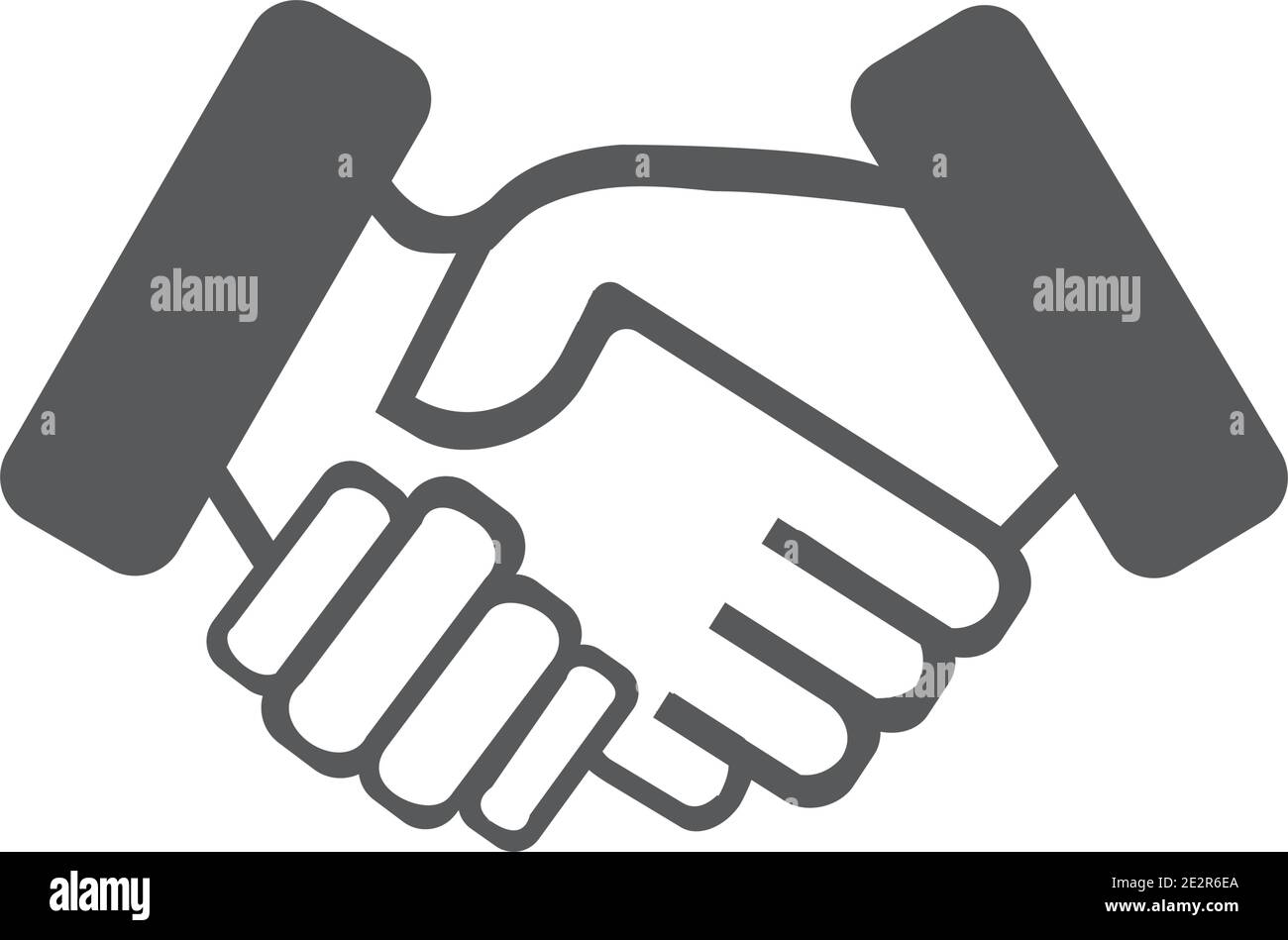 Hand Shake logo template Stock Vector Image & Art - Alamy