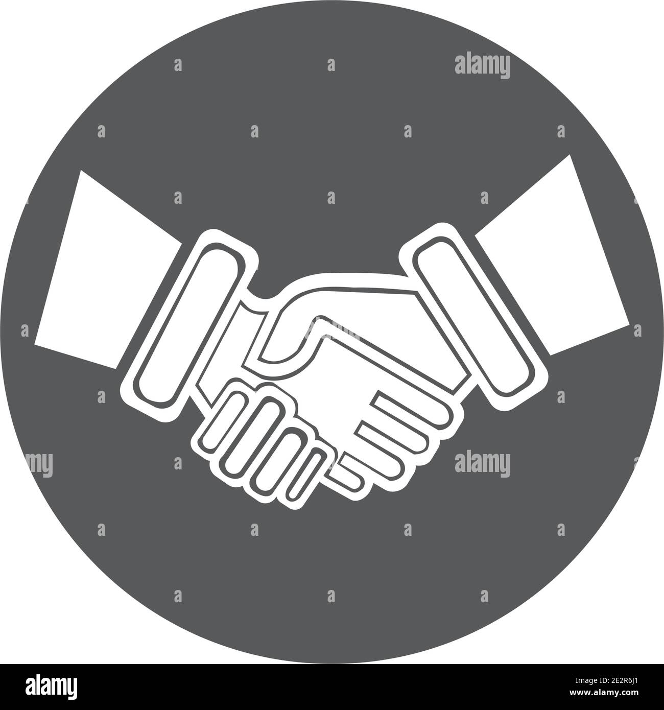 Hand Shake logo template Stock Vector Image & Art - Alamy