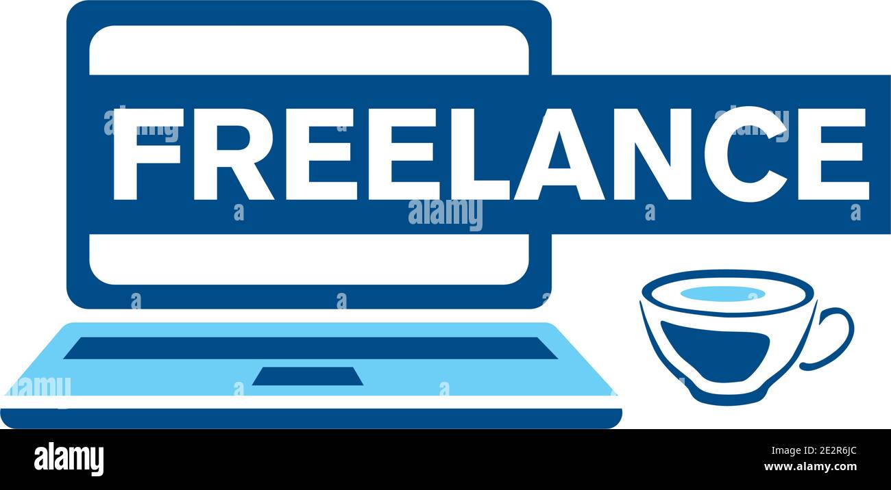 Vector logo for freelancing and remote work Stock Vector Image & Art ...