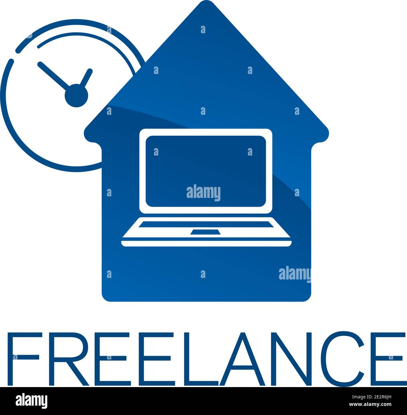 Vector logo for freelancing and remote work Stock Vector Image & Art ...