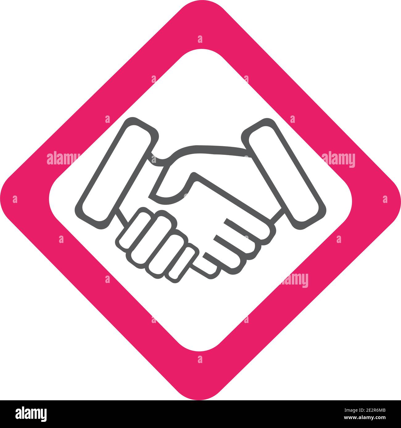 Hand Shake logo template Stock Vector Image & Art - Alamy
