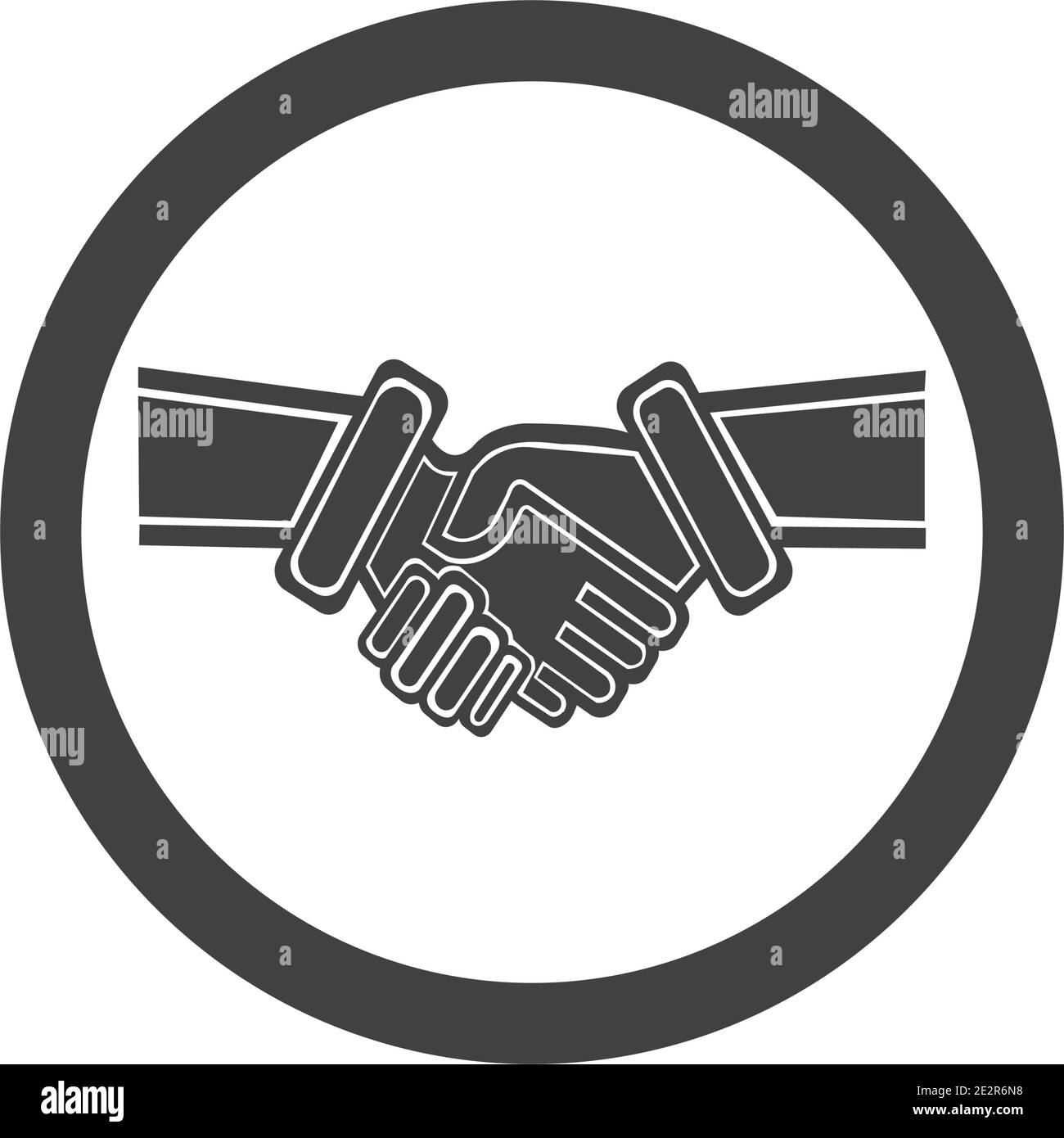 Hand Shake logo template Stock Vector Image & Art - Alamy