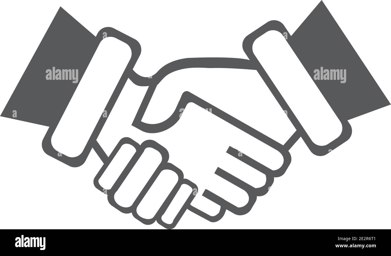 Hand Shake logo template Stock Vector Image & Art - Alamy