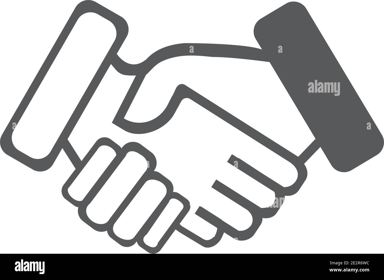 Hand Shake logo template Stock Vector Image & Art - Alamy