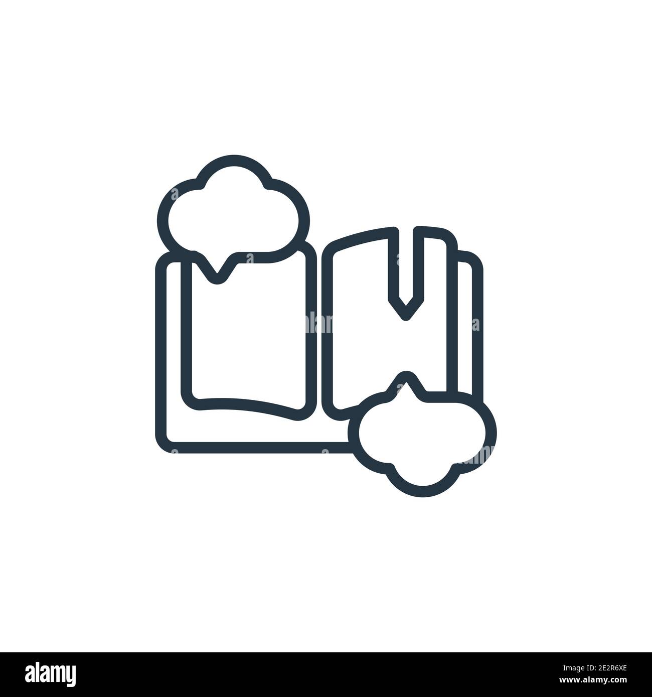 Complaints book outline vector icon. Thin line black complaints book ...