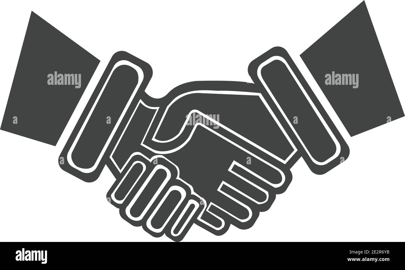 Hand Shake logo template Stock Vector Image & Art - Alamy