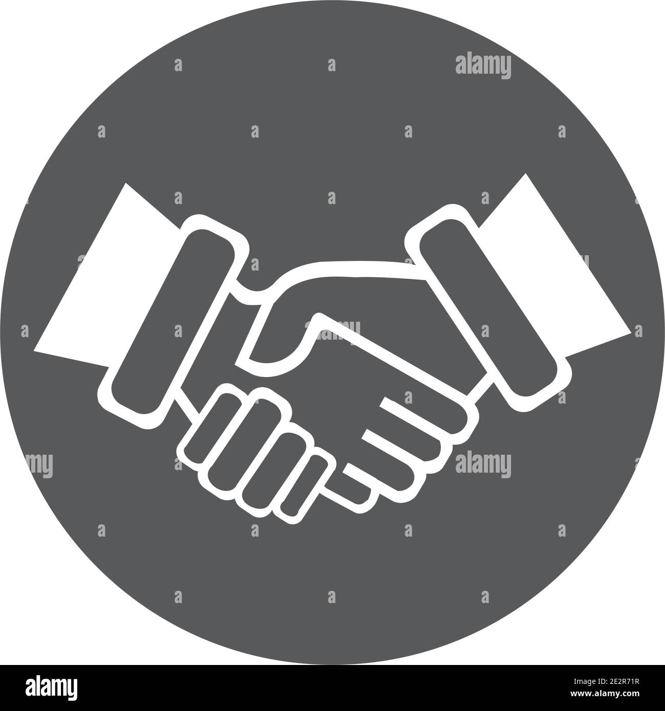 Hand Shake logo template Stock Vector Image & Art - Alamy