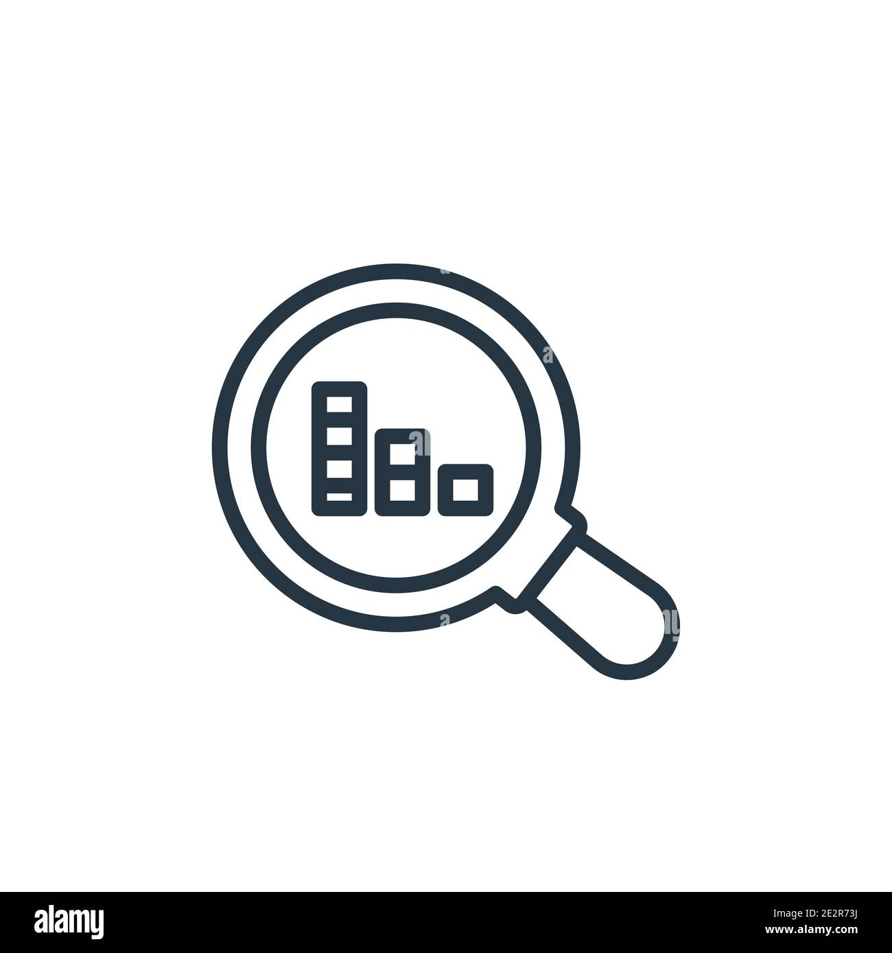Data Outline Vector Icon Thin Line Black Data Icon Flat Vector Simple Element Illustration