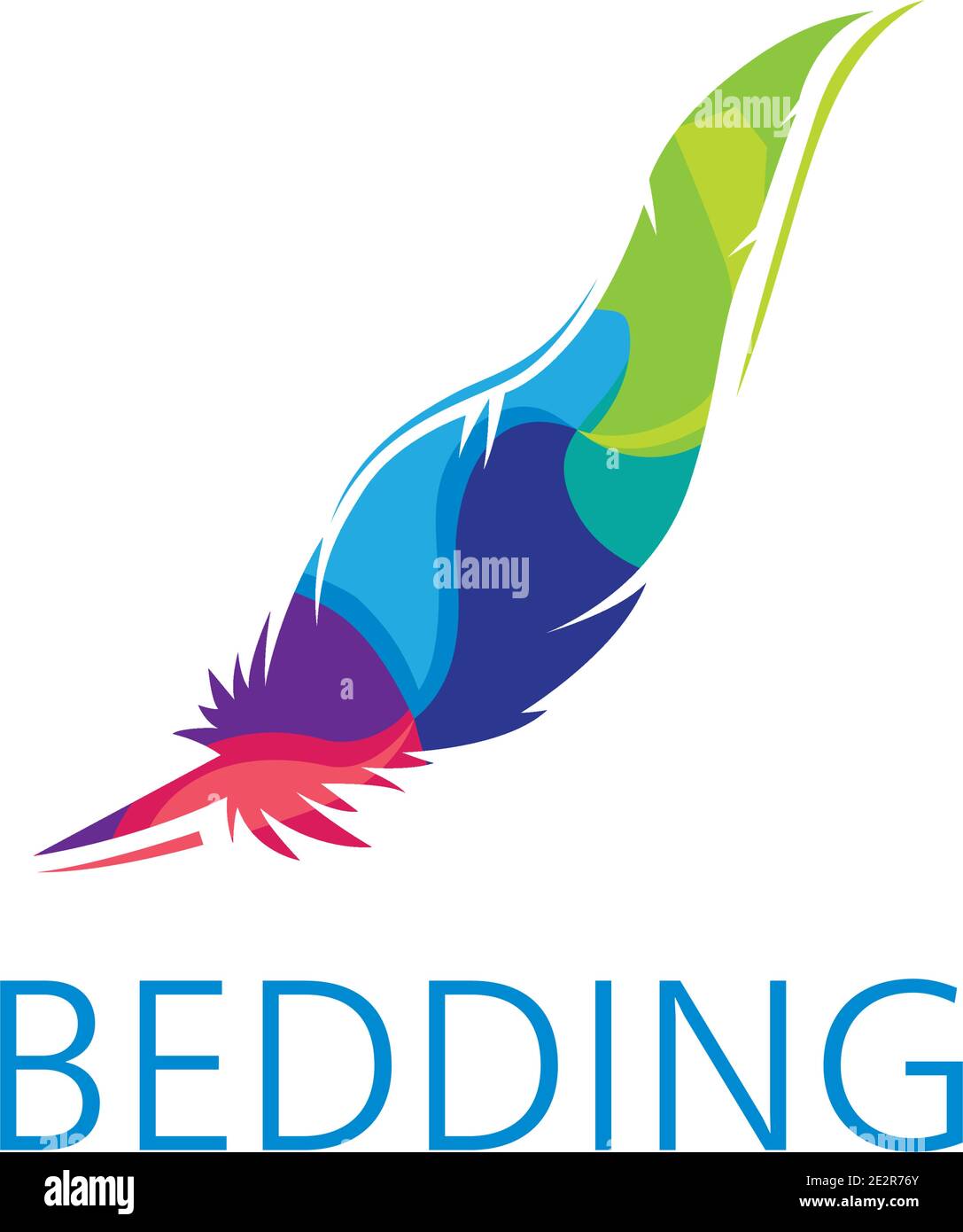 Vector logo of bed linen and bedding Stock Vector Image & Art - Alamy