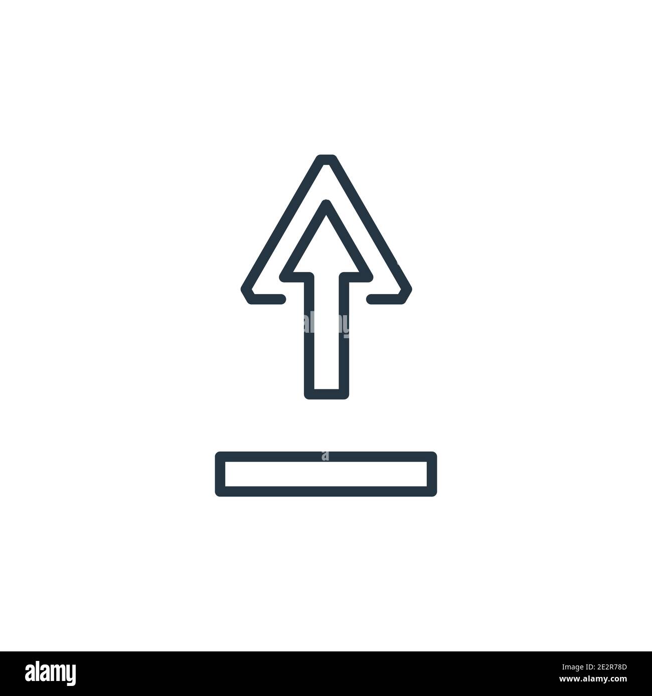 Underline up arrow hi-res stock photography and images - Alamy