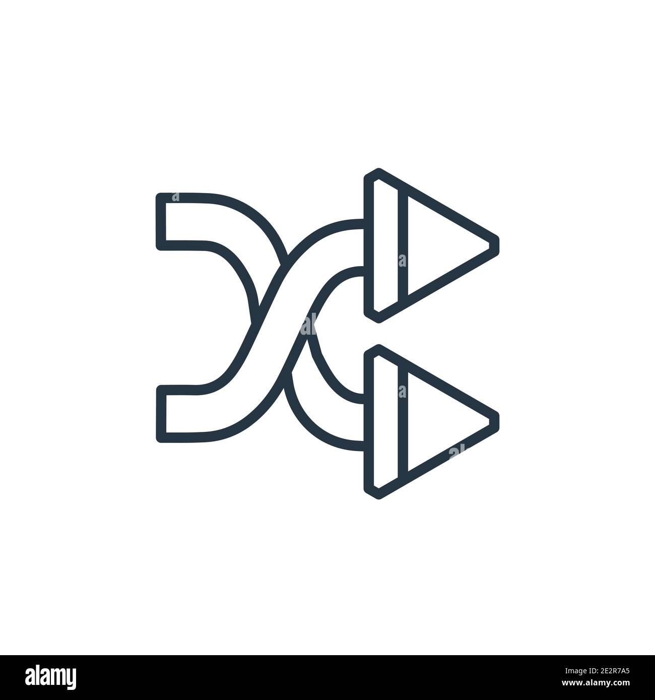 Shuffle Icon Vector