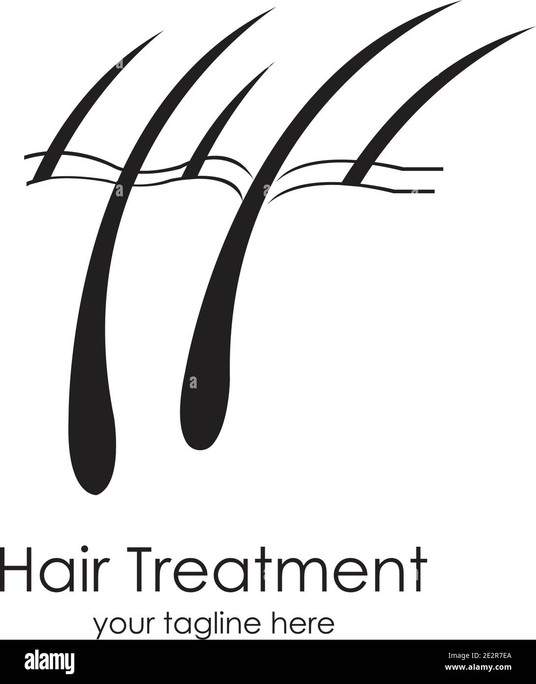 Hair treatments vector icon Illustration design template Stock Vector ...