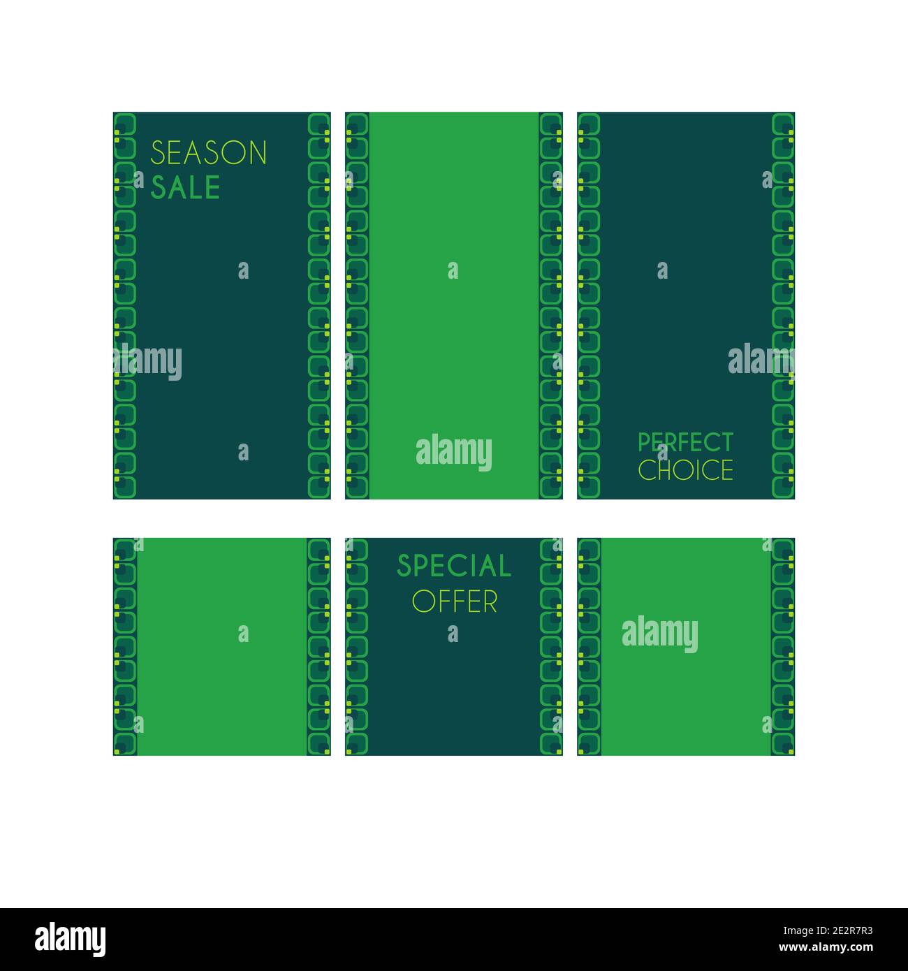 Modern decorative vector frames. Editable design templates for web ...