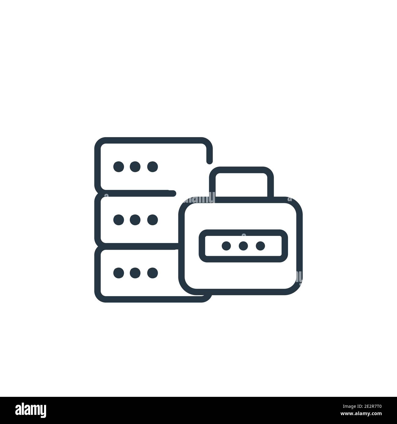 Log in outline vector icon. Thin line black log in icon, flat vector ...