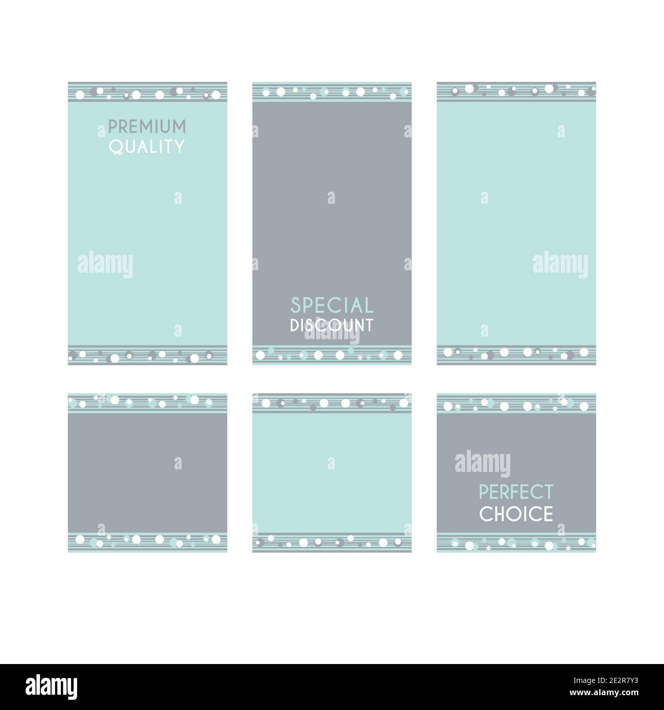 Modern decorative vector frames. Editable design templates for web ...