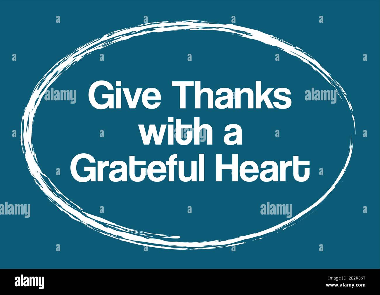 Give thanks with a grateful heart Motivational phrase Vector ...