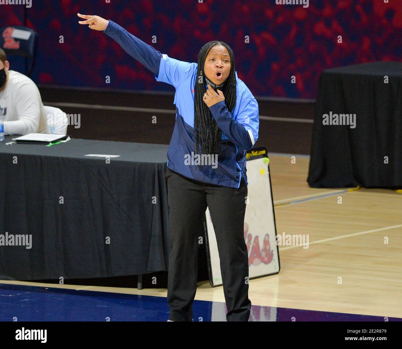 Oxford, MS, USA. 14th Jan, 2021. Ole' Miss Head Coach, Yolett McPhee ...