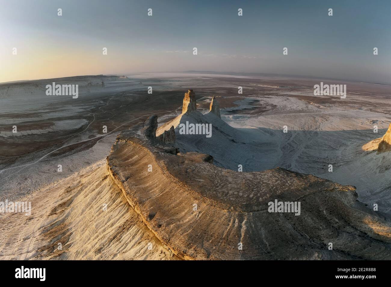 Ustyurt Plateau. The bottom of a dry ocean Tethys. Mangistau ...
