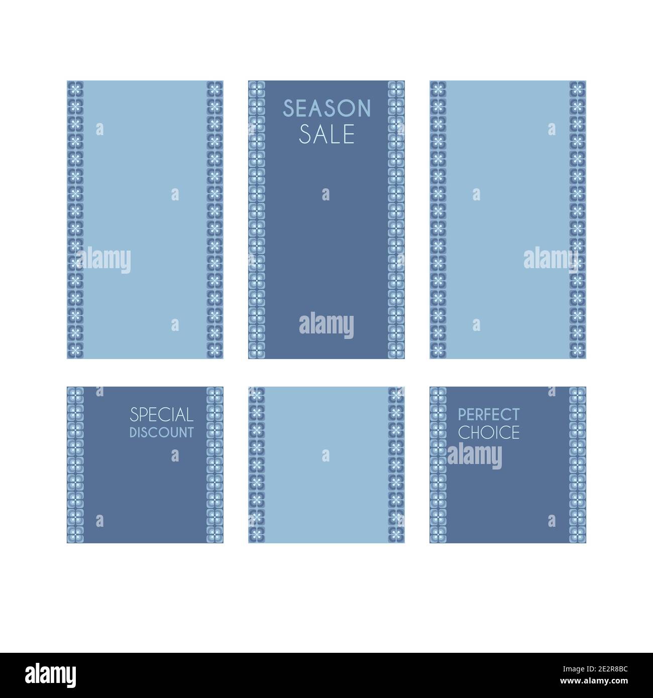 Modern decorative vector frames. Editable design templates for web ...