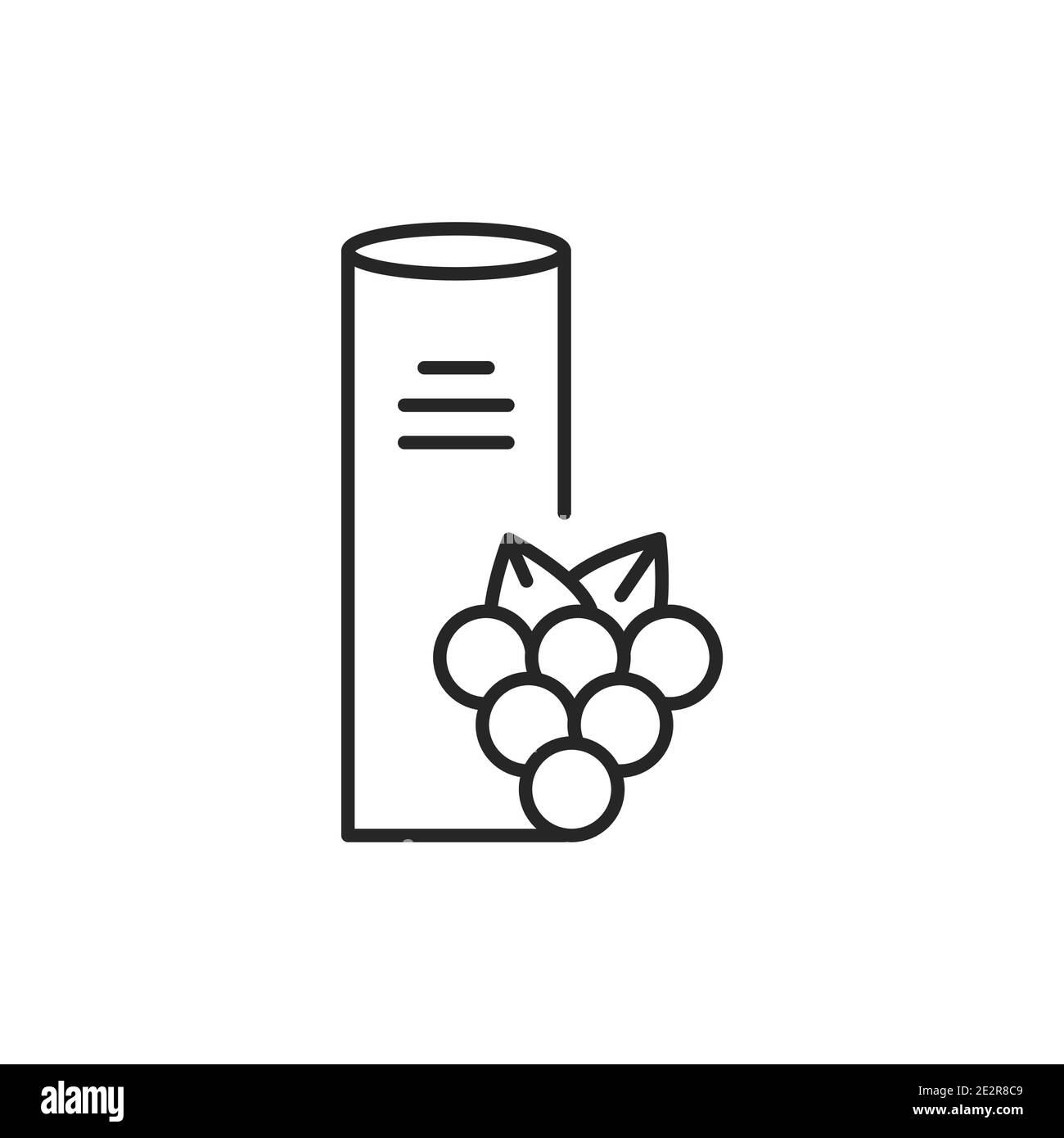 Closeup grape Stock Vector Images - Alamy