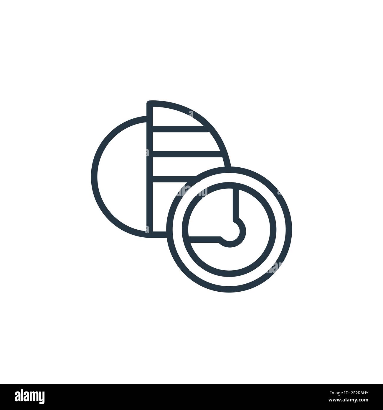 Data analytics circular outline vector icon. Thin line black data ... Data analytics circular outline vector icon. Thin line black data ...