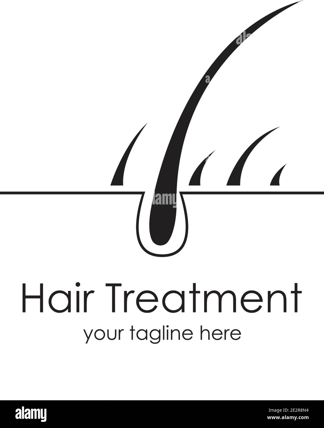 Hair treatments vector icon Illustration design template Stock Vector ...