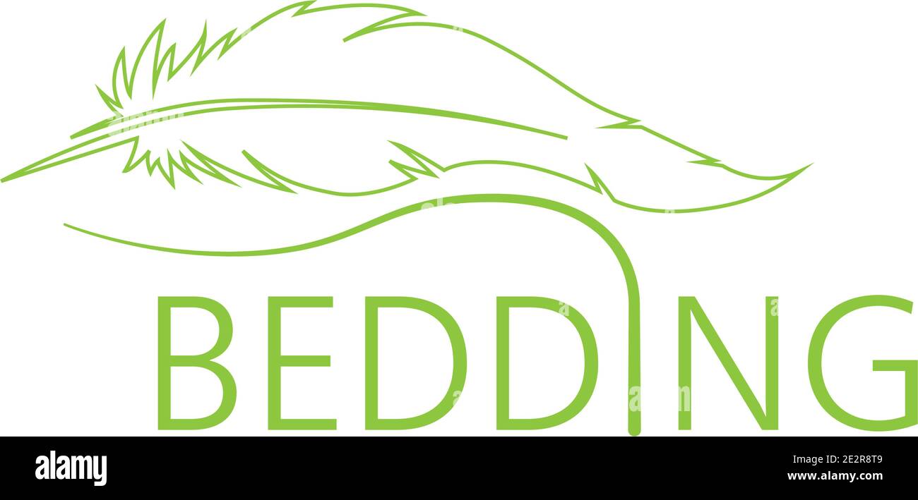 Vector logo of bed linen and bedding Stock Vector Image & Art - Alamy