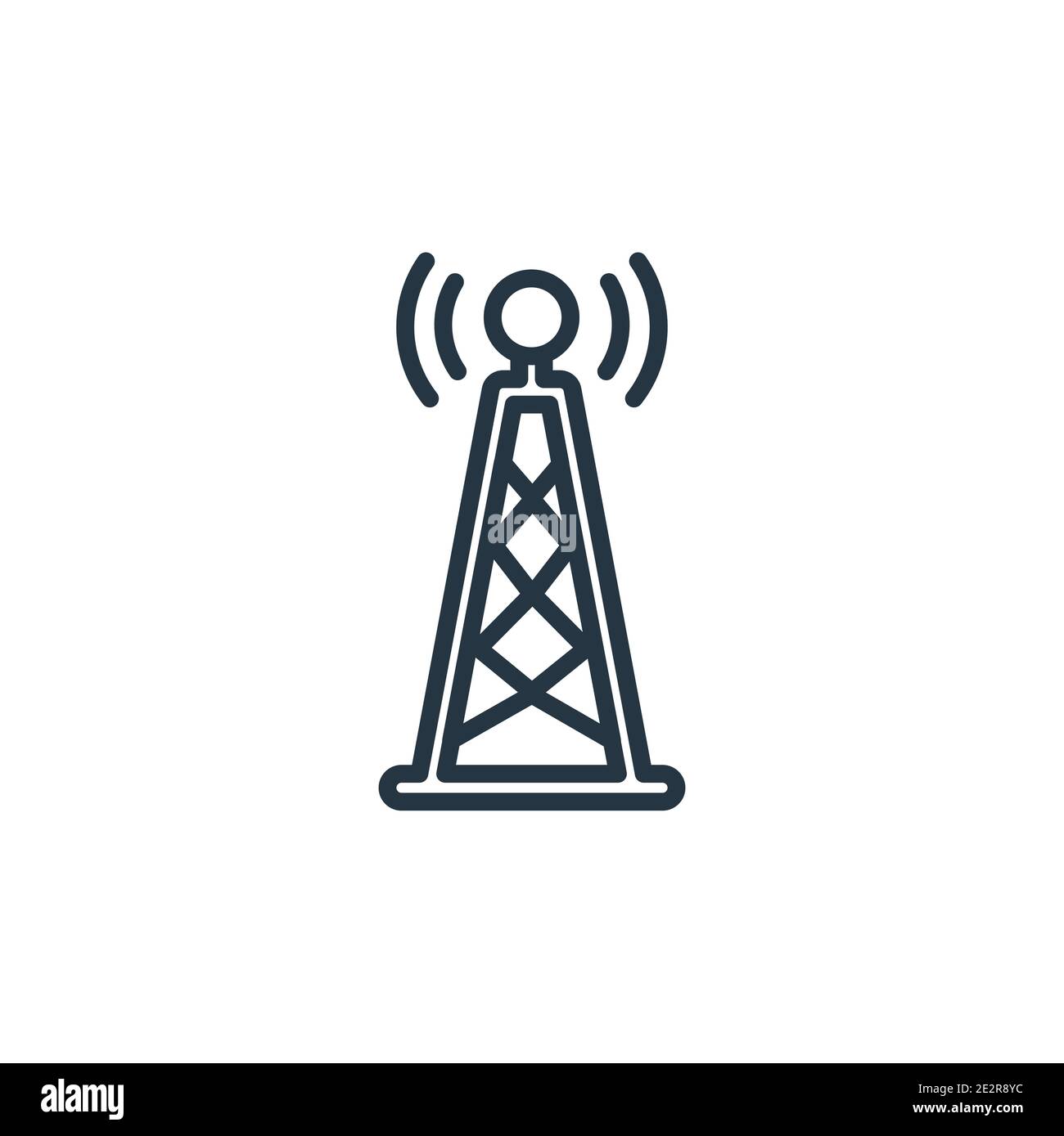 Transmitter outline vector icon. Thin line black transmitter icon, flat ... Transmitter outline vector icon. Thin line black transmitter icon, flat ...