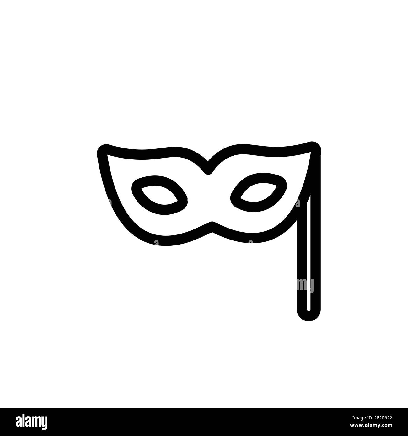 Eye mask outline vector icon. Thin line black eye mask icon, flat ... Eye mask outline vector icon. Thin line black eye mask icon, flat ...