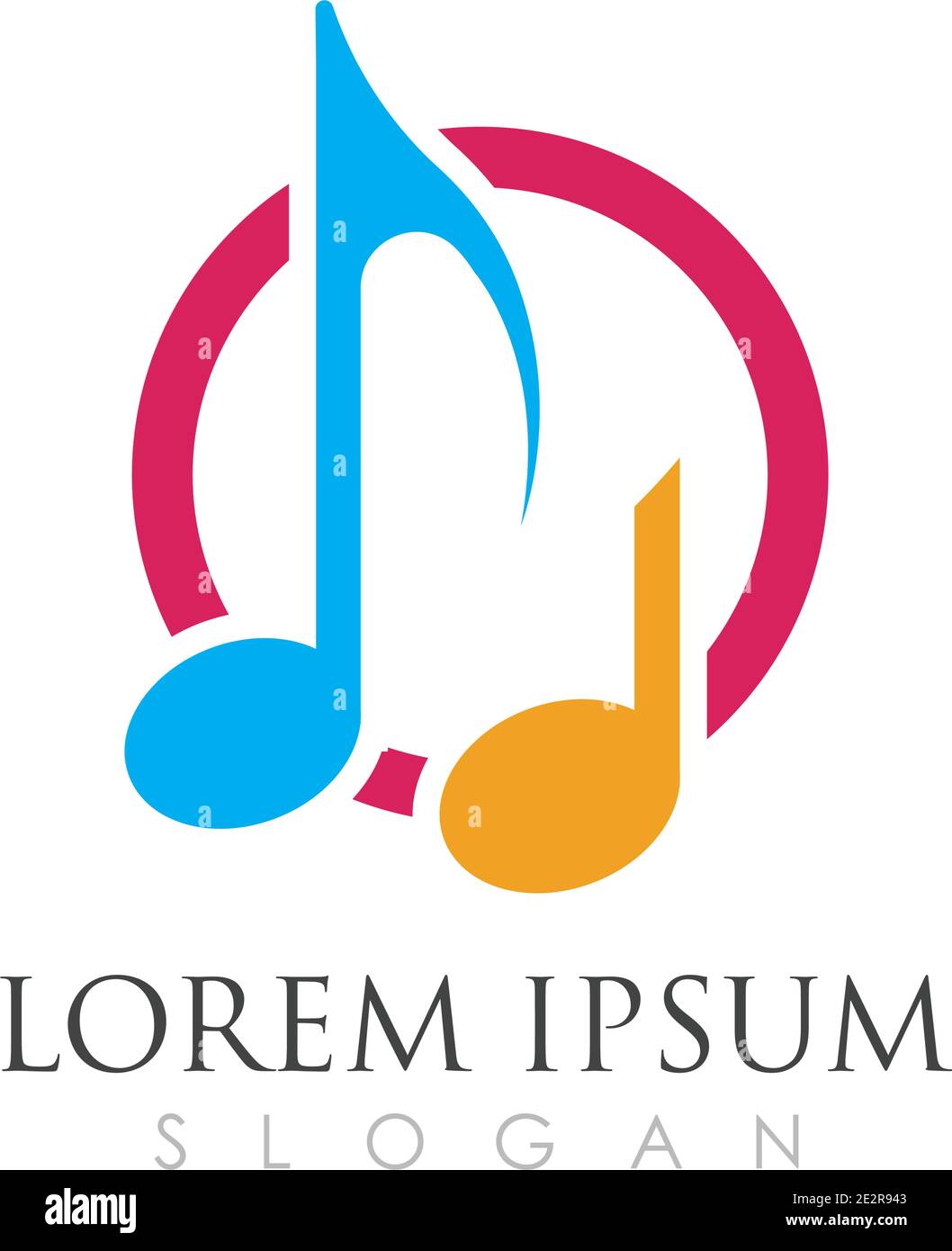 Music note symbols logo and icons template Stock Vector Image & Art - Alamy