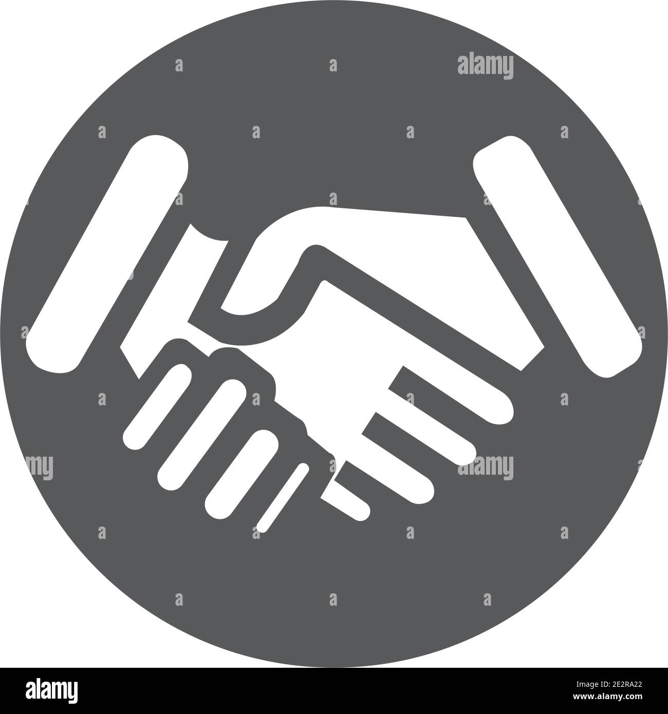 Hand Shake logo template Stock Vector Image & Art - Alamy