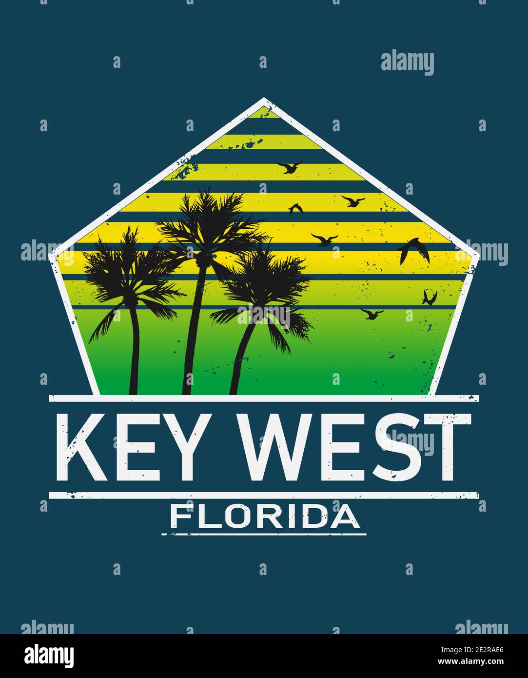 Key west style Stock Vector Images - Alamy